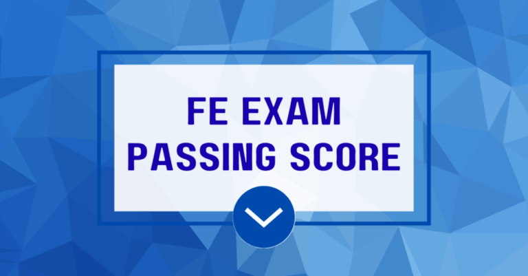 What is the FE Exam Passing Score?