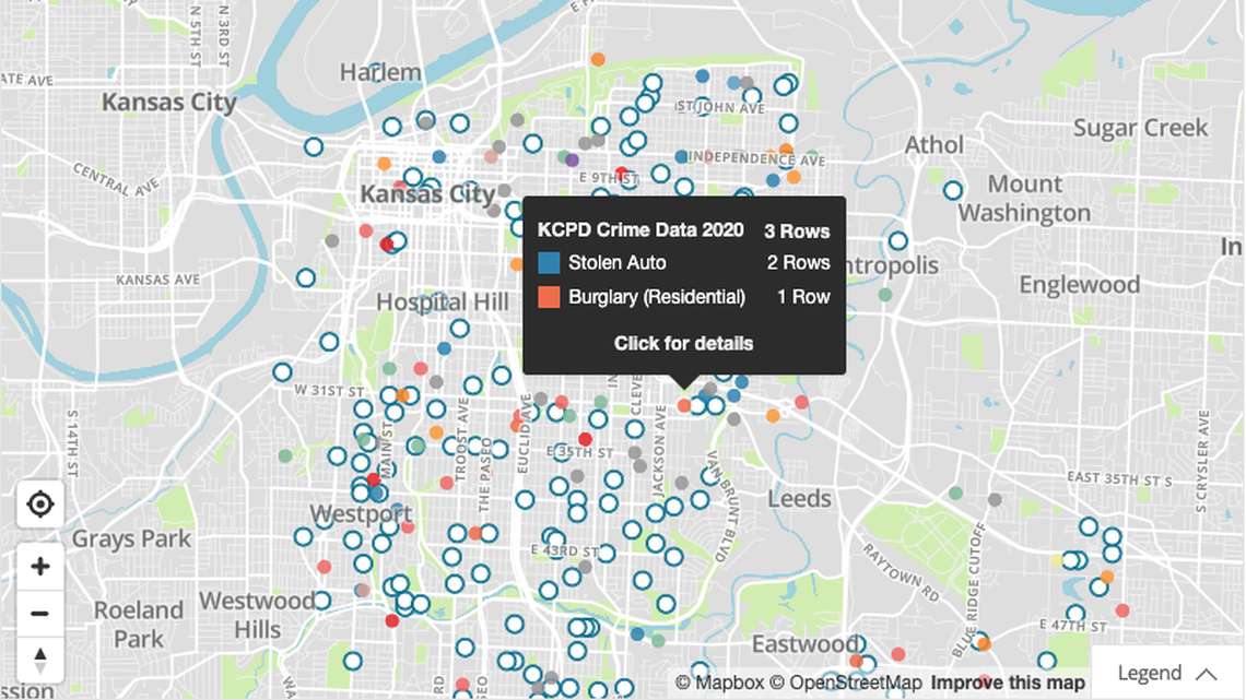 More than 1,000 crimes reported last week in Kansas City | Kansas City Star
