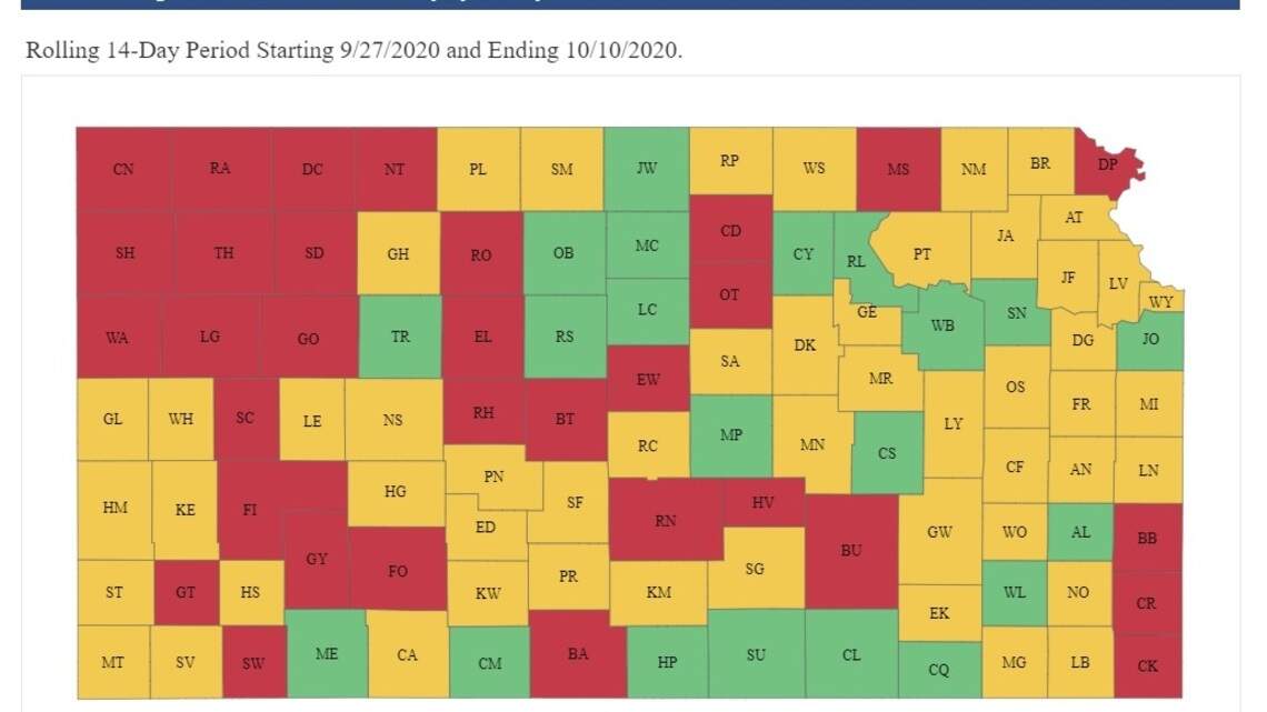 Governor urges masks in KS county with rising COVID-19 cases | Kansas ...