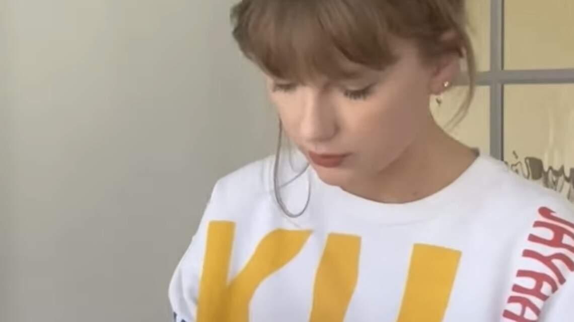 Taylor Swift wears KU gear in video of life with Travis Kelce | Kansas ...