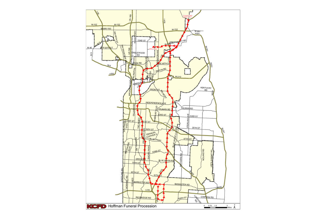 Route set for procession for KCFD paramedic Graham Hoffman | Kansas ...
