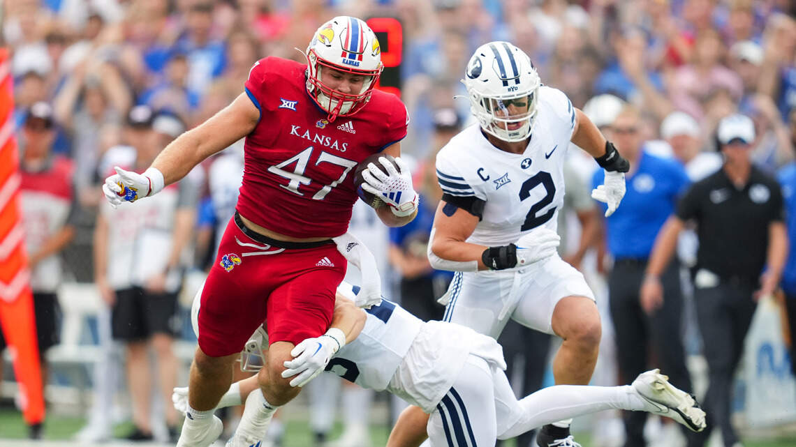 Hopes high for KU Jayhawks TEs Jared Casey, Trevor Kardell | Kansas ...