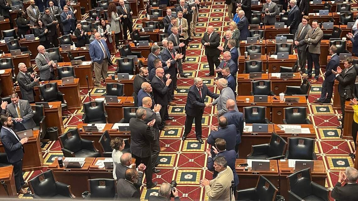 MO Gov. Parson touts accomplishments in State of the State | Kansas ...