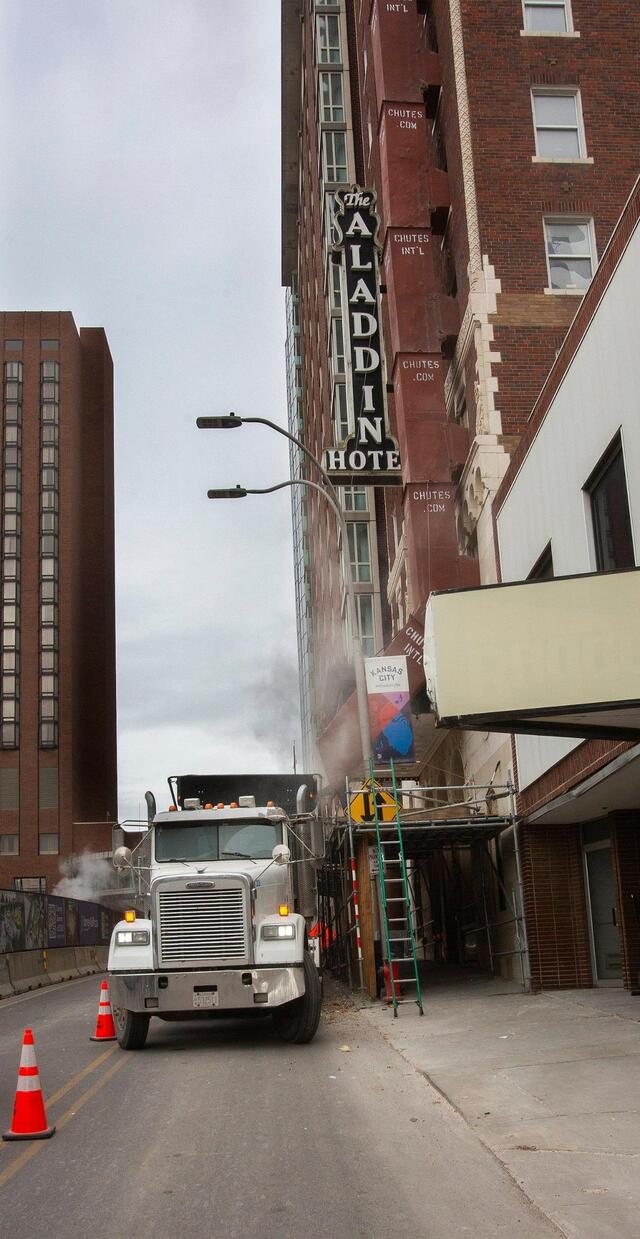 Renovations begin to turn KC Aladdin Hotel into apartments | Kansas ...