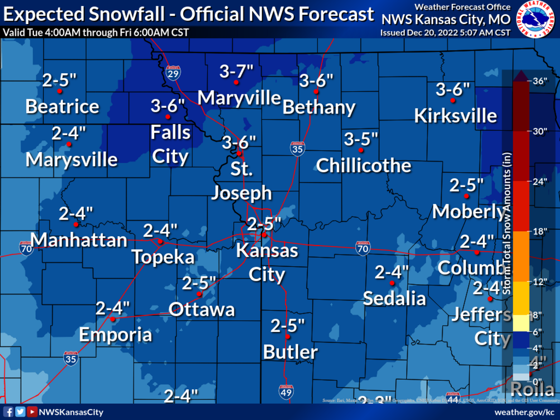 Winter storm to bring extreme cold, 2 inches or more of snow to KC ...