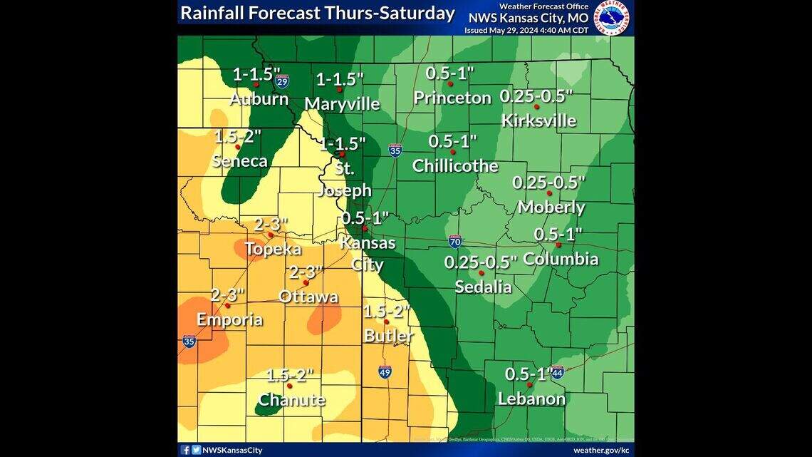 Kansas City weather: Showers, thunderstorms in area forecast | Kansas ...