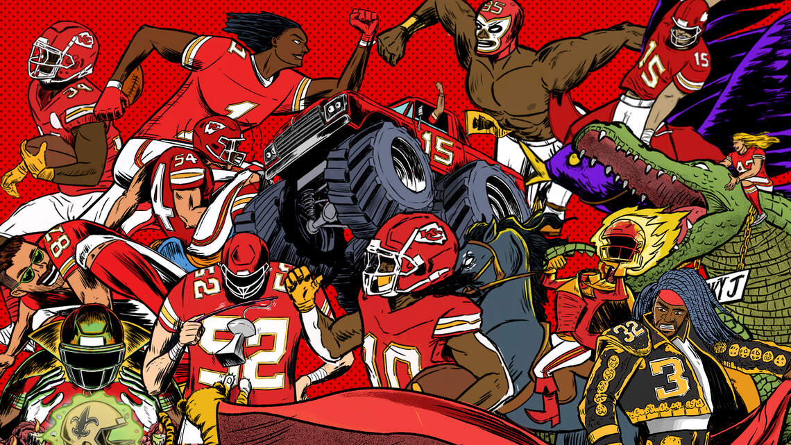 Download illustrated 2024 season KC Chiefs game posters | Kansas City Star