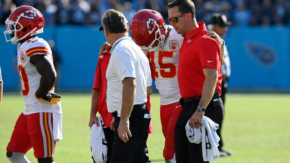 This hit knocked Patrick Mahomes from game at Titans | Kansas City Star