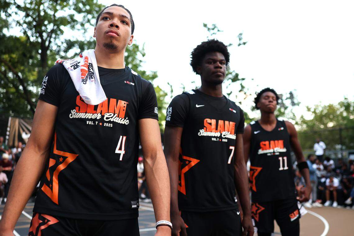 Tyran Stokes on KU, Kentucky recruitment at Nike Hoop Summit | Kansas ...