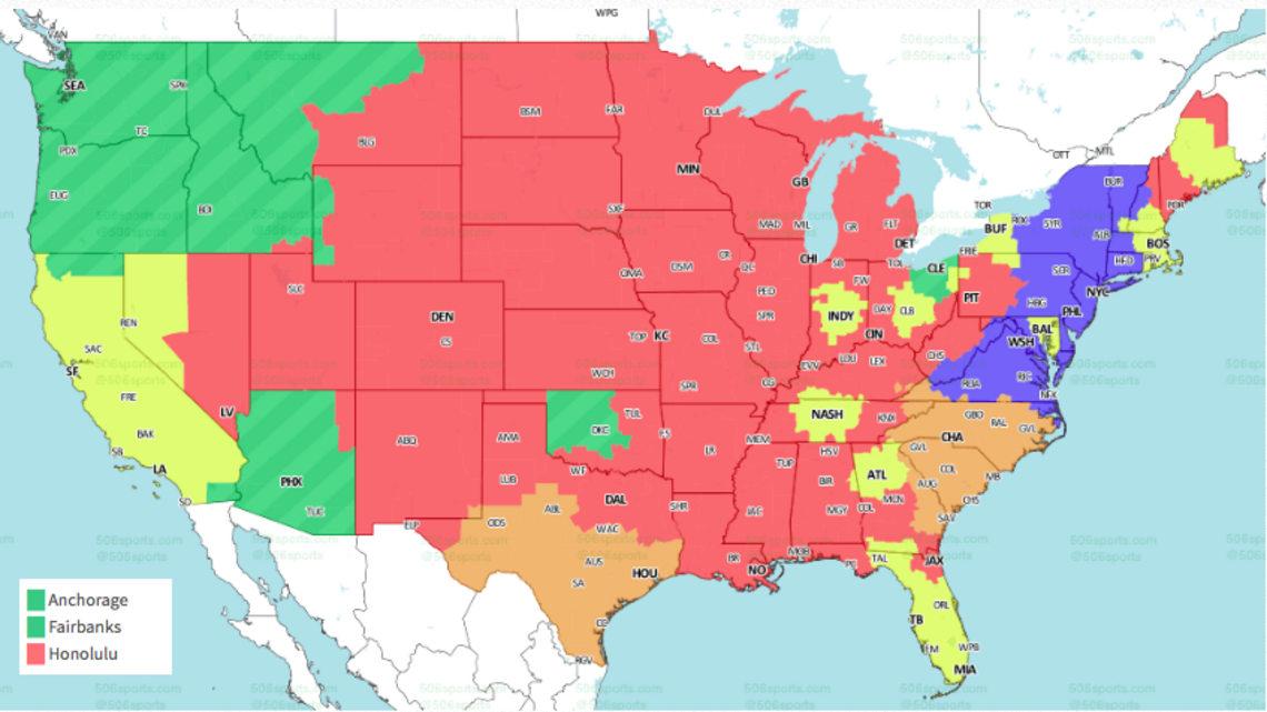 Fox broadcast team, coverage map for Chiefs-Lions game | Kansas City Star