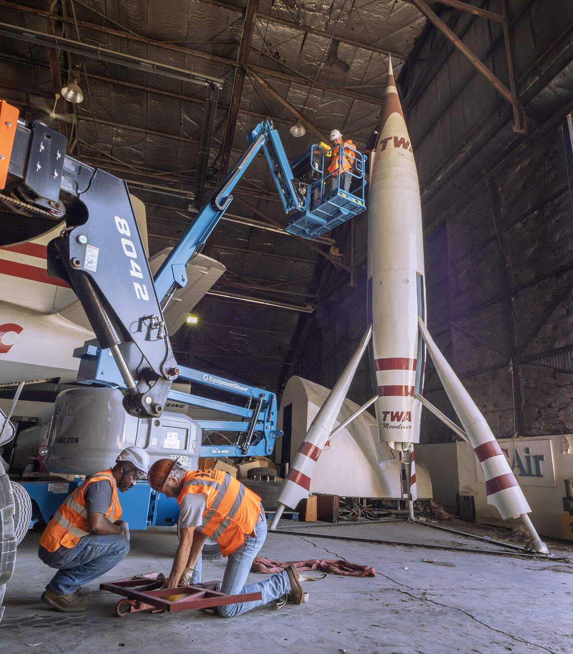 Historic TWA Moonliner rocket relocated in Kansas City | Kansas City Star