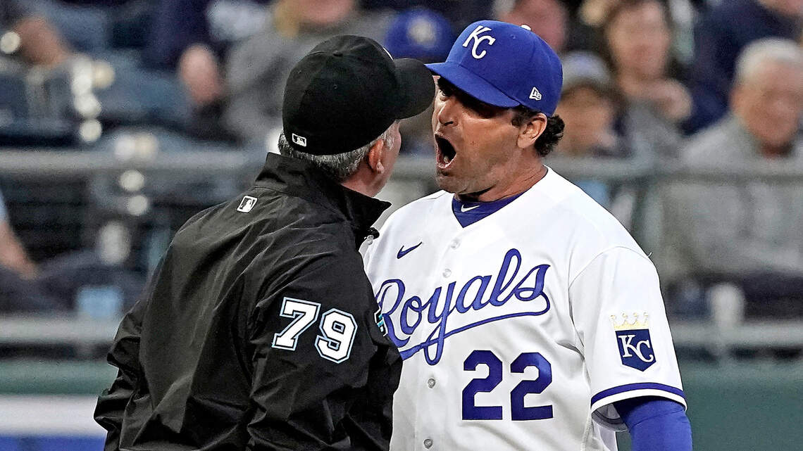Royals manager Matheny ejected for arguing with umpire | Kansas City Star