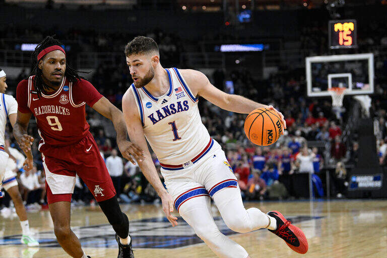 Kansas basketball loses to Arkansas in NCAA Tournament recap | Kansas ...