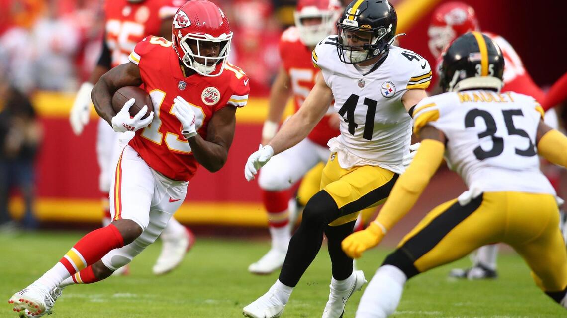 KC Chiefs Steelers: Byron Pringle scores two touchdowns NFL | Kansas ...