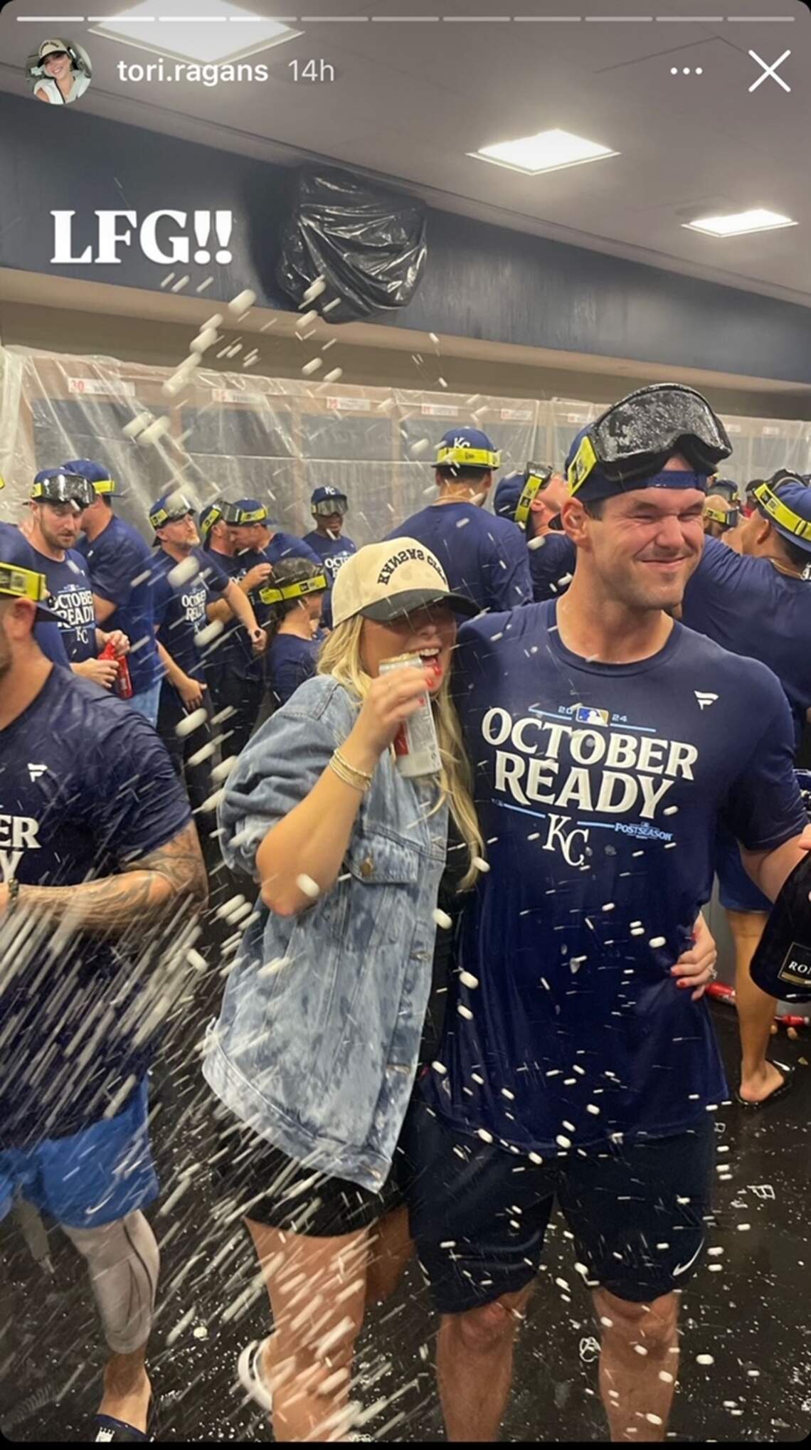 Royals’ wives, girlfriends joined playoff celebration | Kansas City Star