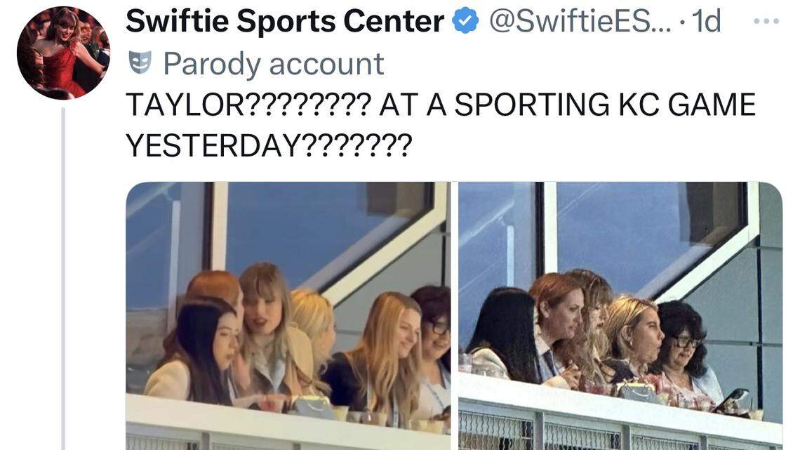 Taylor Swift lookalike fools soccer fans in Kansas City | Kansas City Star