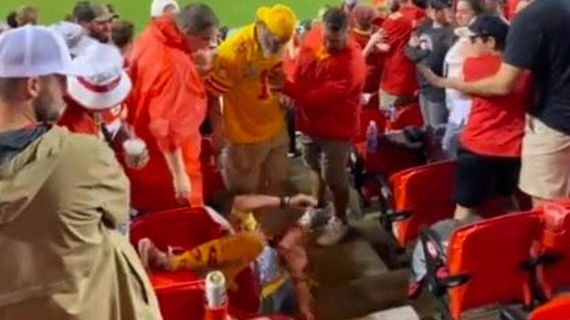 Chiefs fan X-Factor was knocked out after fight in stands | Wichita Eagle