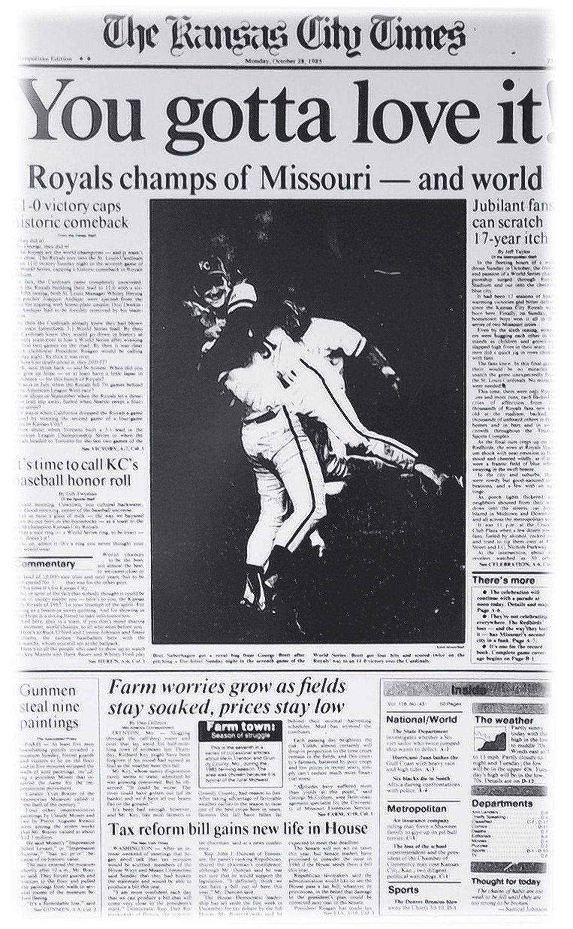 Royals World Series photos: 1985 vs 2015 moments | Kansas City Star
