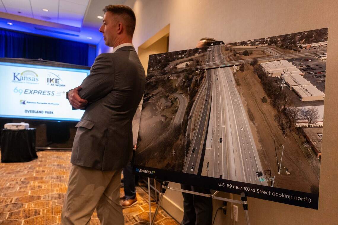 Officials cut ribbon on 69 Highway express lane in Kansas | Kansas City ...
