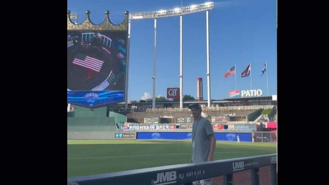 Finnegan shares TikTok of first pitch at Royals game | Kansas City Star