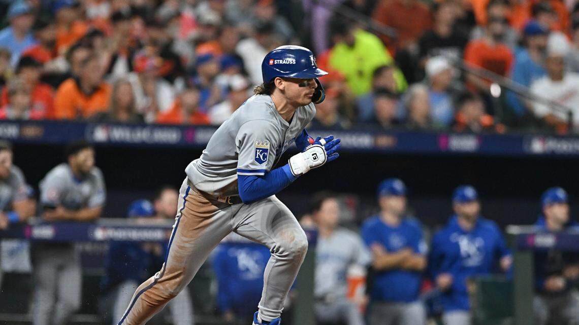 Bobby Witt Jr. leads Kansas City Royals to ALDS with speed | Kansas ...