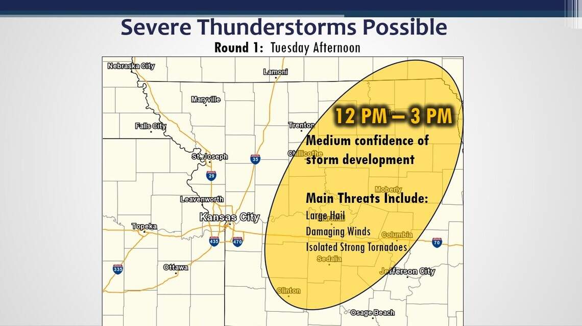 Kansas City weather: Severe storms, tornadoes possible Tuesday | Kansas ...
