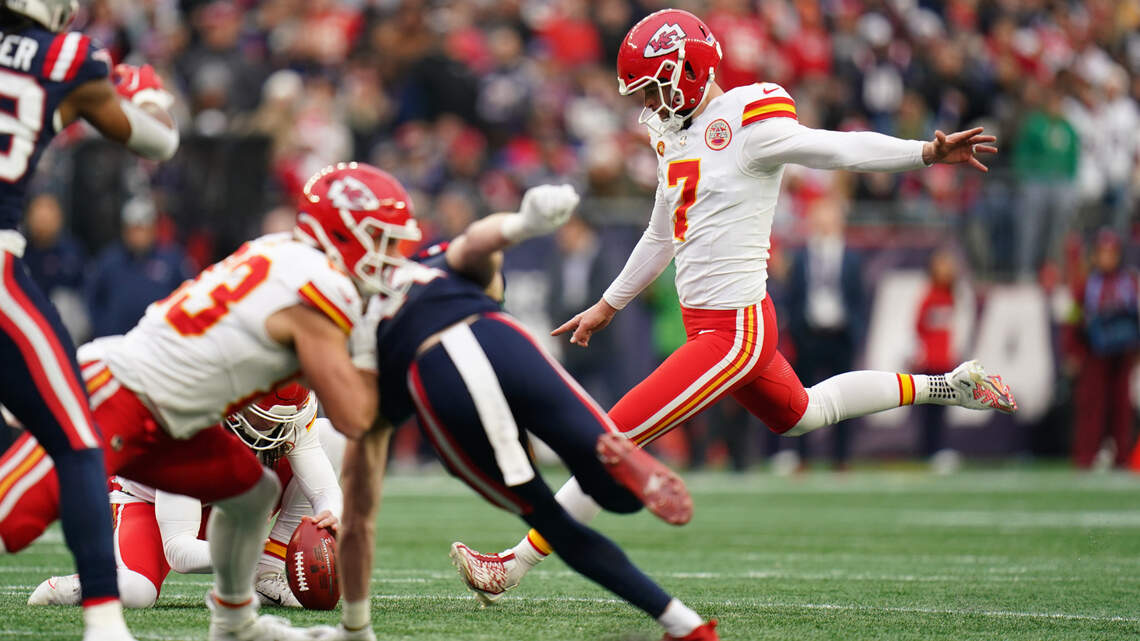 Underinflated football may have led to Harrison Butker miss | Kansas ...