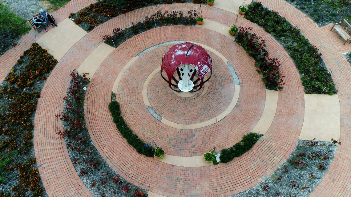 Take an aerial tour of Powell Gardens, a 970-acre botanical garden in ...