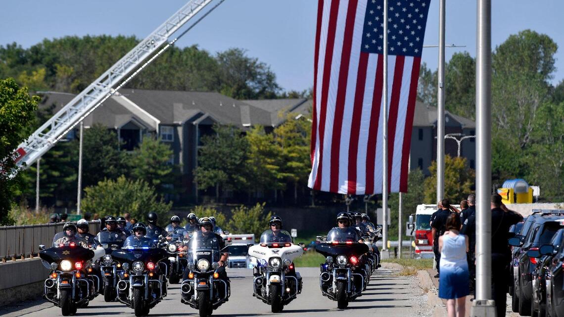 Blaize Madrid-Evans transported by officers in motorcade | Kansas City Star