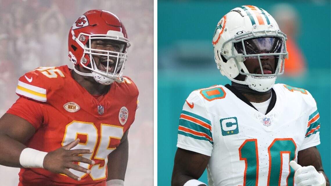 Tyreek Hill fires salvo in smack-talk battle with Chris Jones | Kansas ...