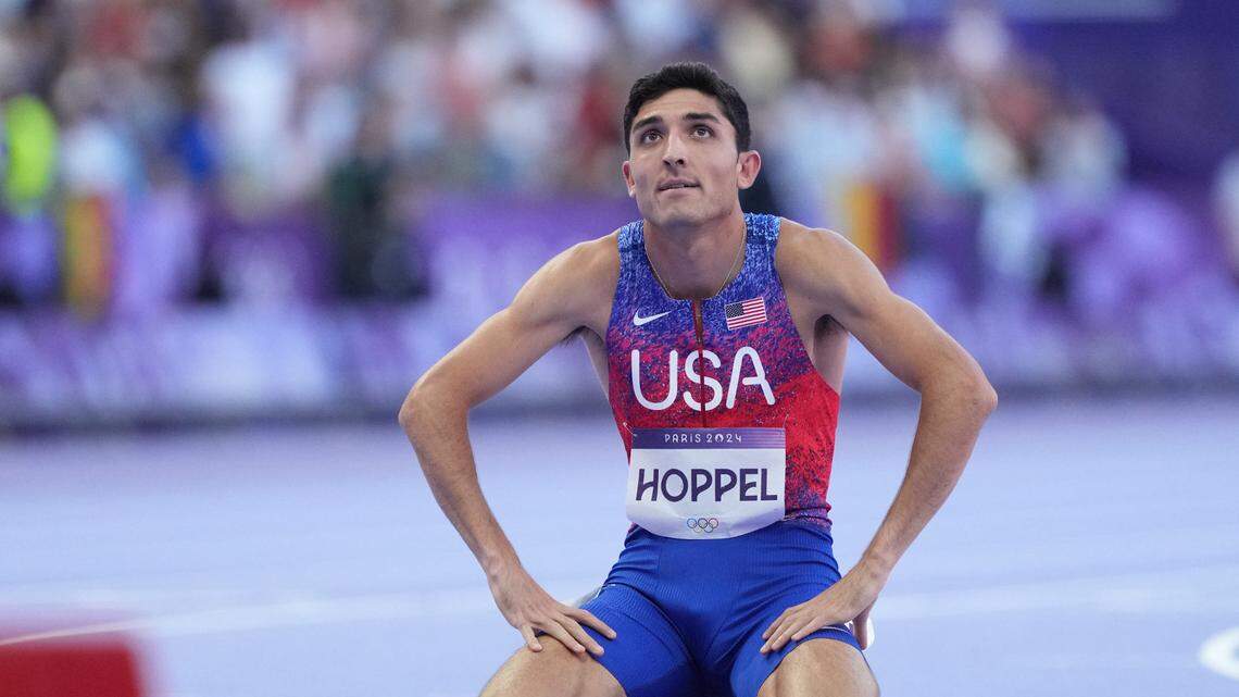 KU’s Bryce Hoppel sets new American 800 record at Olympics | Kansas ...
