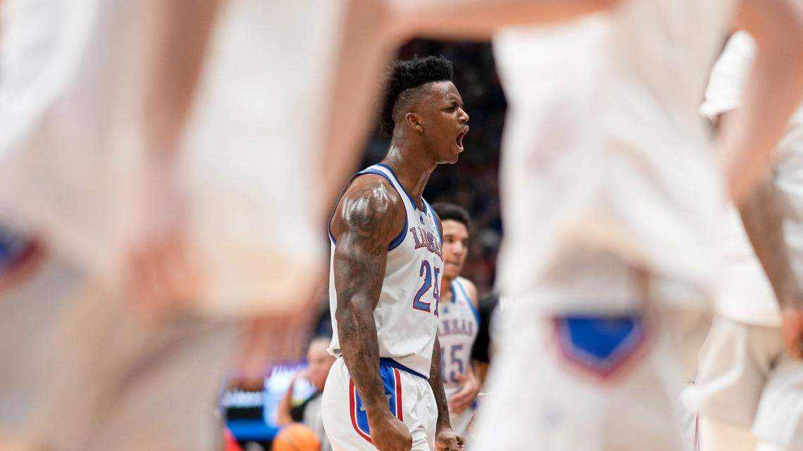 Johnny Furphy leads Kansas basketball over Houston | Recap | Kansas ...
