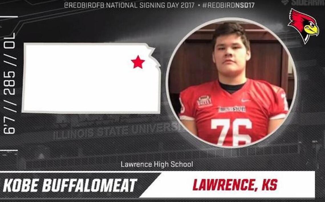 Lawrence High's Kobe Buffalomeat becomes Internet sensation on signing ...