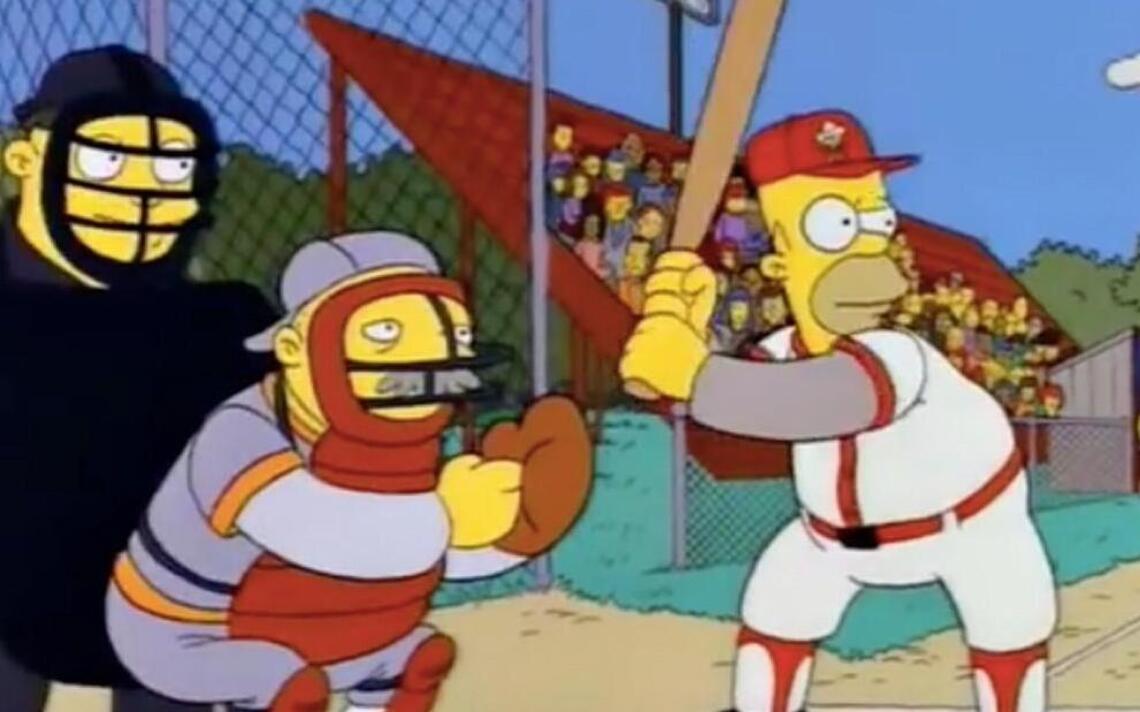 Homer Simpson's plaque from Baseball Hall of Fame | Kansas City Star