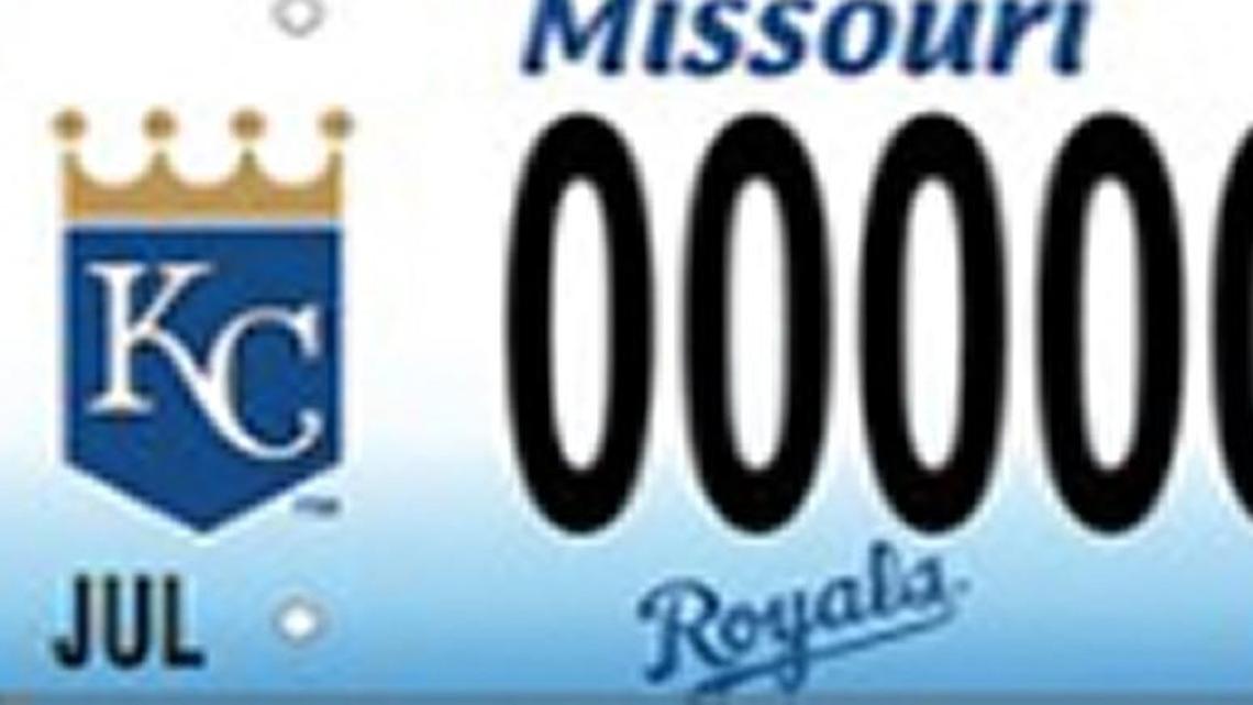 Royals license plates to be available to Missouri residents | Kansas ...
